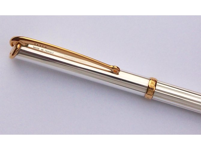 Hermès Stylo modulable argent massif Allegro Argenté ref.24418 - Joli ...