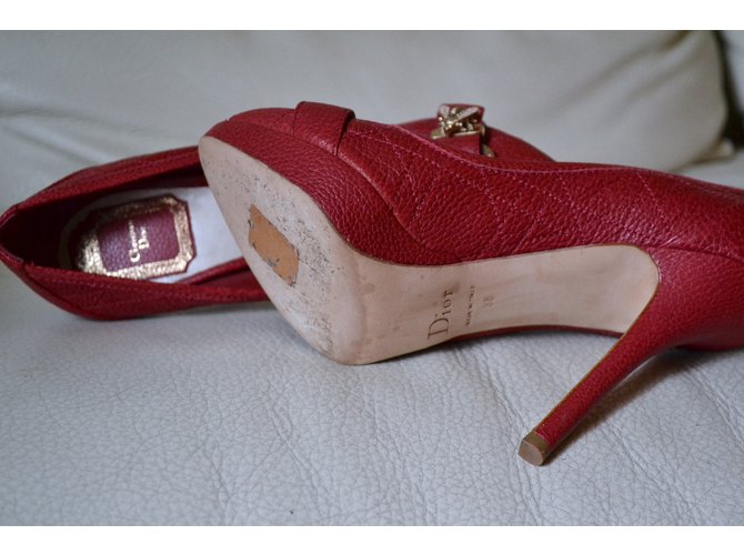 Dior Heels Pink Leather ref.33390 - Joli Closet