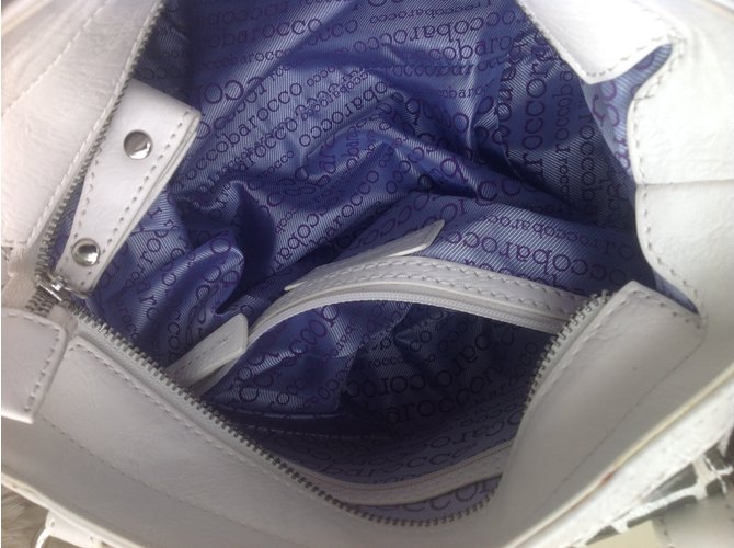 ROCCOBAROCCO Handbags Handbags Leather Silvery ref.44900 - Joli Closet