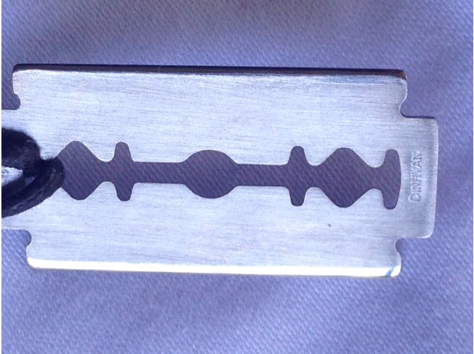 Lame de rasoir Dinh van White gold ref.61133 - Joli Closet