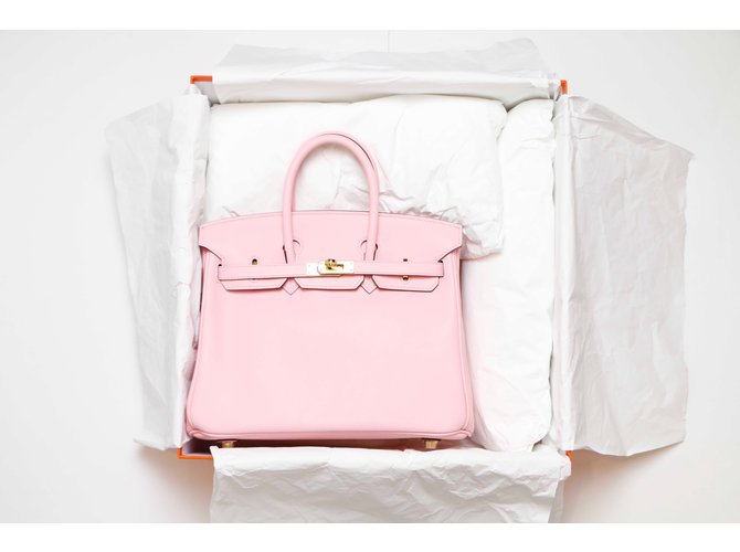 Hermès Birkin 25 Sakura Pink Leather ref.68397 - Joli Closet