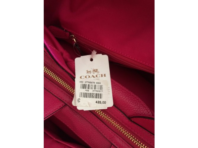 Coach Sacs à main Cuir Rose ref.84903 - Joli Closet
