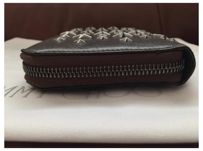 Jimmy Choo Carnaby Chocolate Leather ref.128803 - Joli Closet