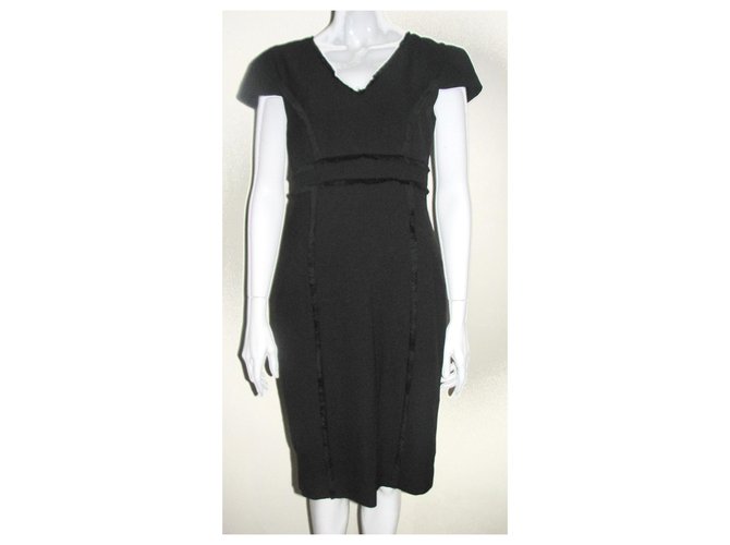 Robes Karl Lagerfeld Petite robe noire Polyester,Elasthane Noir ref ...