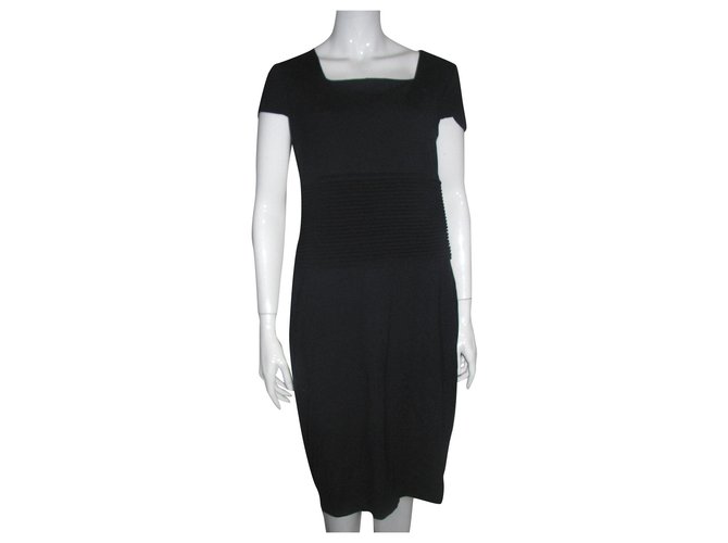 Robe Escada bleu marine Viscose ref.236381 - Joli Closet