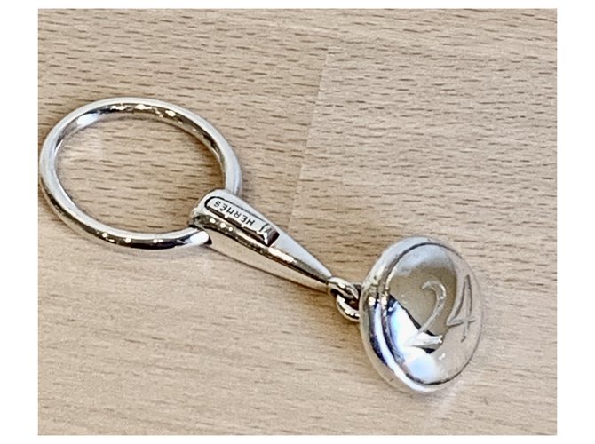 Hermès Collector key ring Silver 925 Silvery ref.238655 - Joli Closet