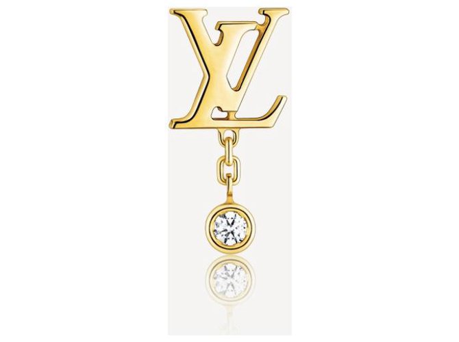 Louis Vuitton LV Ear stud new Idylle Blossom Gold hardware Gold ref ...