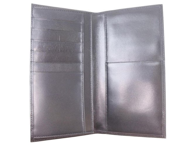 Omega Wallet Black Leather ref.249533 - Joli Closet