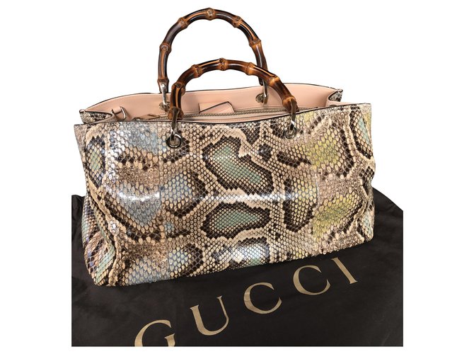 Gucci Python Python print Leather ref.269231 - Joli Closet