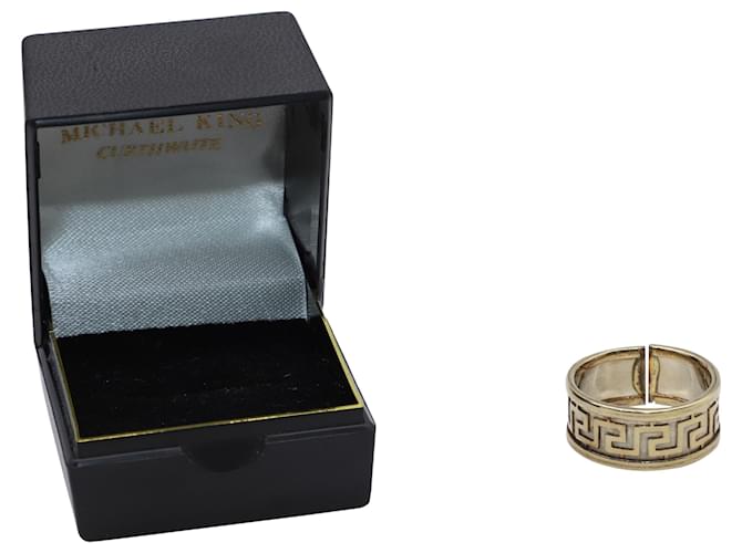 Versace Wedding Band Ring in Gold Metal Golden White gold ref.477708 ...
