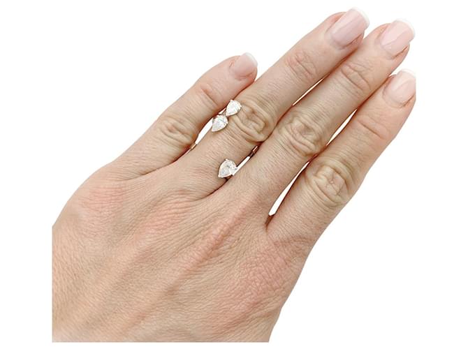 Repossi ring "Set on vacuum", white gold and diamonds. ref.525947 ...