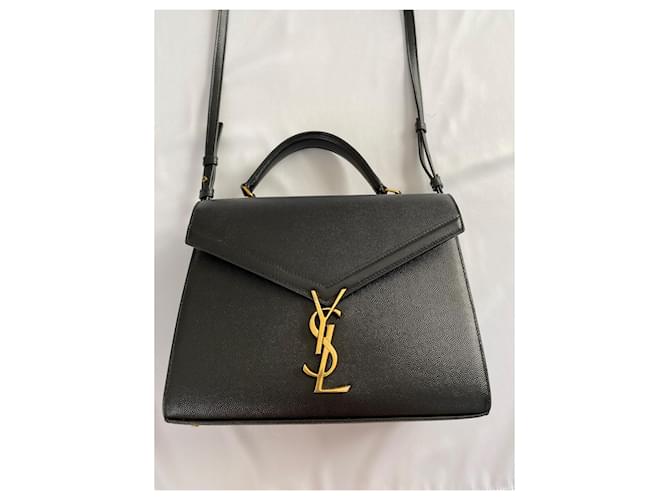 Yves Saint Laurent YSL Tasche "Kassandra" Schwarz Leder ref.536176 ...