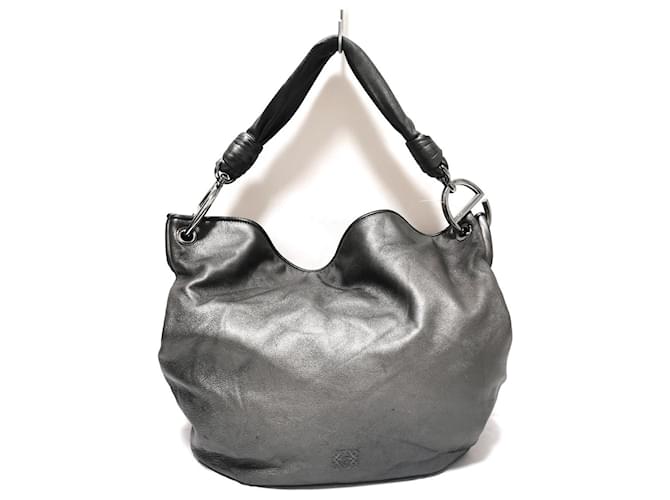 Loewe Shoulder Bag Grey Leather ref.554913 - Joli Closet