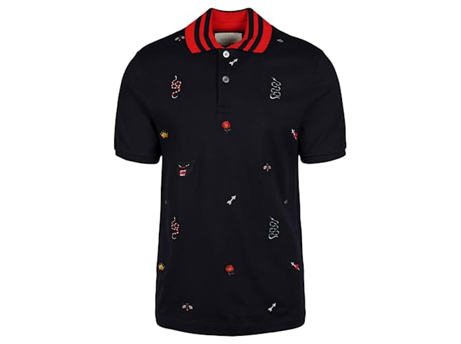 Gucci Kingsnake Polo Shirt Python print ref.556088 - Joli Closet