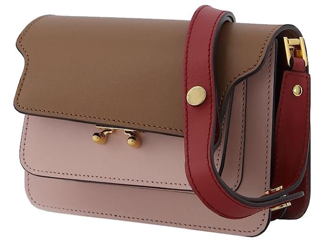 Marni Trunk Mini in Multicolour Leather Multiple colors ref.567866 ...