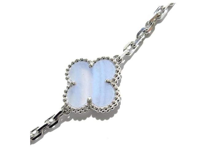 Van Cleef & Arpels Vintage alhambra Blue White gold ref.584414 - Joli ...