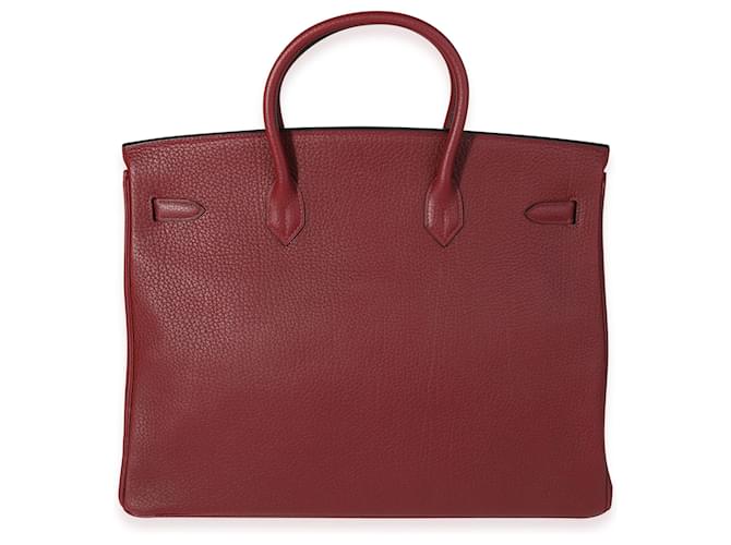 Hermès Hermes Rouge H Fjord Birkin 40 GHW Red ref.614415 - Joli Closet