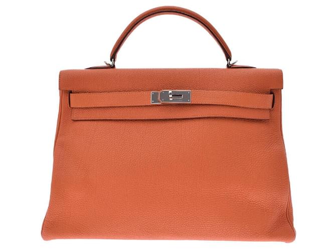 Hermès hermes kelly Orange Leather ref.614642 - Joli Closet