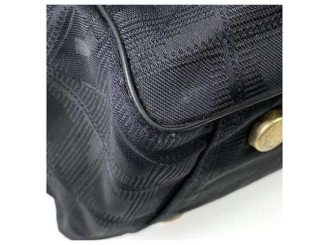 Chanel Cuir Nylon Noir ref.641027 - Joli Closet