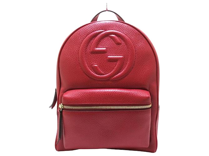 Gucci Soho Red Leather ref.647379 - Joli Closet