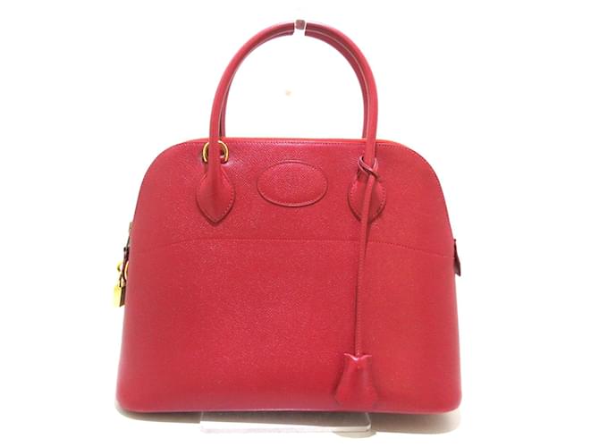 Hermès Hermes Bolide Red Leather ref.649976 - Joli Closet