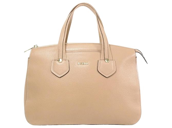 Furla Beige Leather ref.655021 - Joli Closet