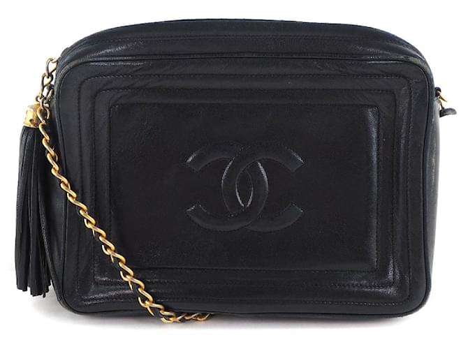 Chanel camera Black Leather ref.659711 - Joli Closet
