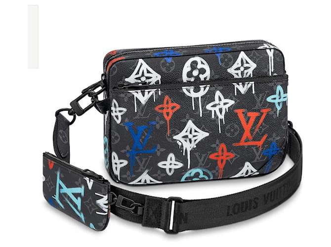 Louis Vuitton LV Trio Messenger Graffiti Orange Multiple colors ref ...