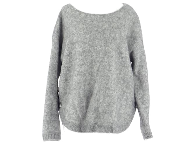 SéZane Pull Mohair Gris ref.683771 - Joli Closet