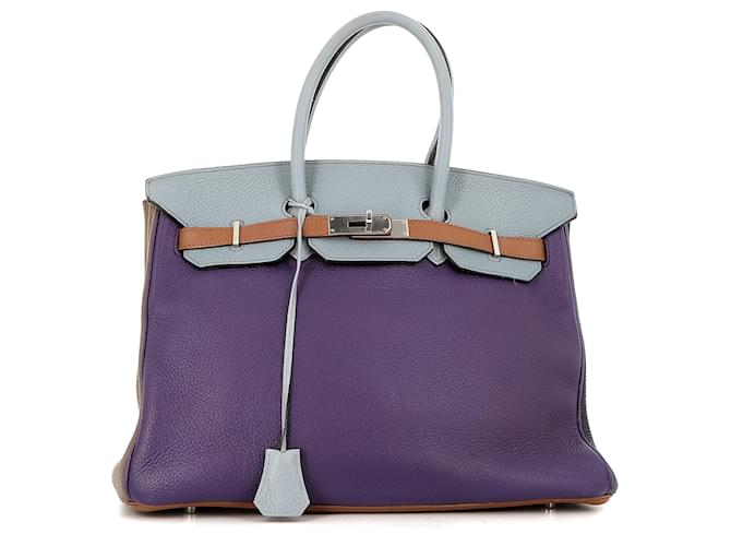 Hermès HERMES BIRKIN Multiple colors Leather ref.720639 - Joli Closet