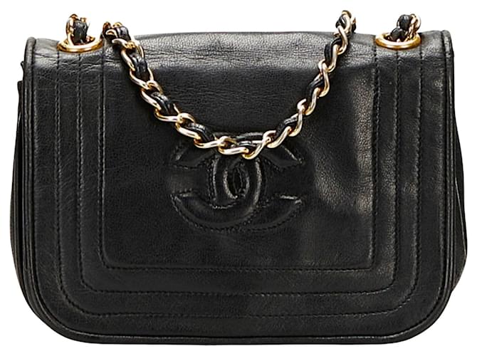 Chanel COCO Mark Black Leather ref.722665 - Joli Closet