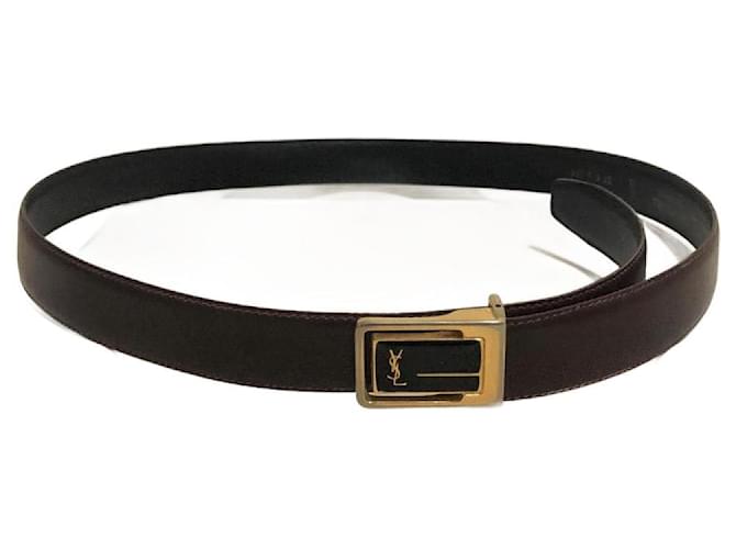 Yves Saint Laurent Belts Brown Leather ref.734990 - Joli Closet