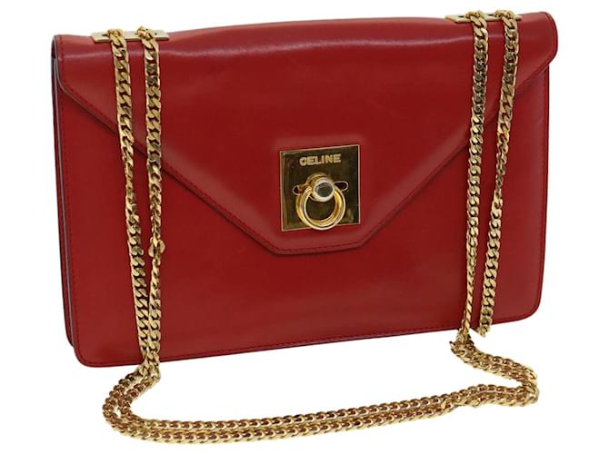 Céline Celine Red Leather ref.735149 - Joli Closet