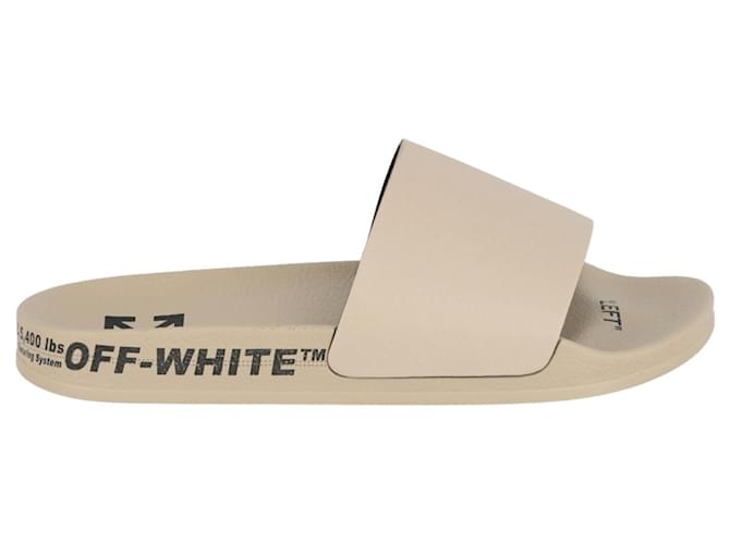 Off White Chanclas de cinturón industriales blanquecinas Beige ref ...