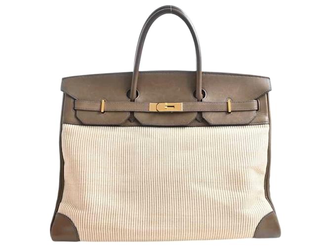 Hermès HERMES BIRKIN Cream Leather ref.756827 - Joli Closet