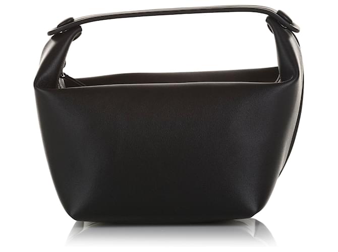 The Row Sac à poignée noir Les Bains Cuir Veau façon poulain ref.768757 ...