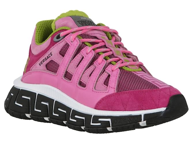 Versace trigreca sneakers Pink ref.770427 - Joli Closet