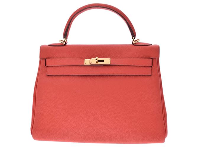 Hermès hermes kelly Red Leather ref.776382 - Joli Closet