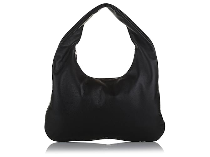 The Row Black Medium Everyday Shoulder Bag Leather Pony-style calfskin ...