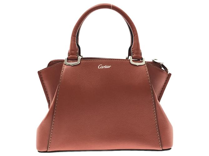 Cartier C de cartier Orange Leather ref.788320 - Joli Closet