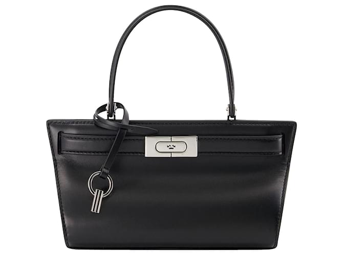 Petite Lee Radziwill Cat Eye Bag - Tory Burch - Black - Leather ref ...