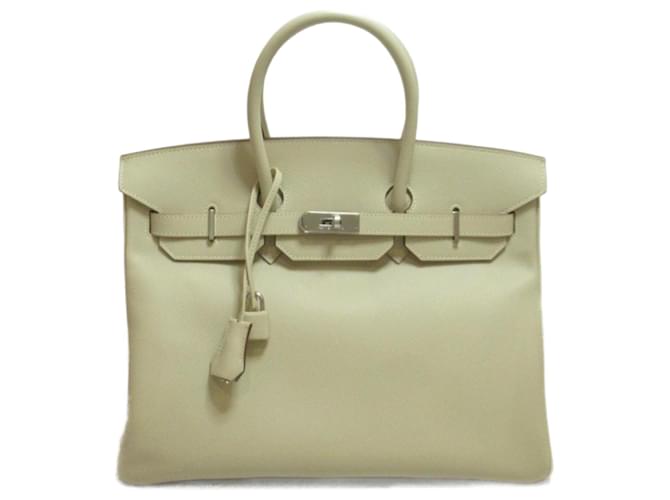 Hermès HERMES BIRKIN 35 Cream Leather ref.794982 - Joli Closet