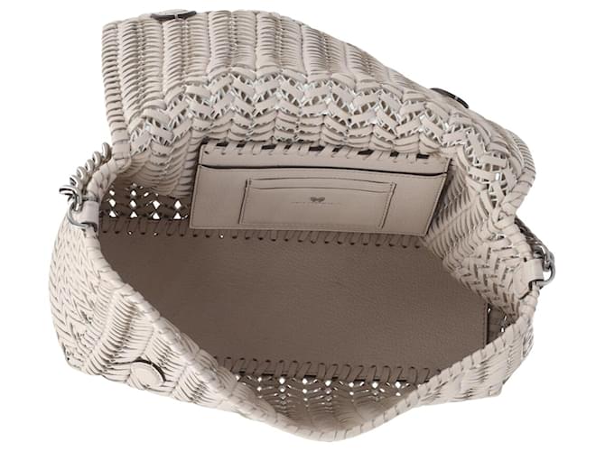 Anya Hindmarch Neeson Chain Handbag in Cream Leather White ref.798115 ...