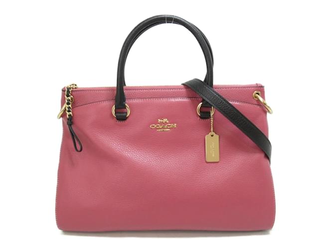 Coach Leather Mia Satchel F76641 Pink Pony-style calfskin ref.806206 ...