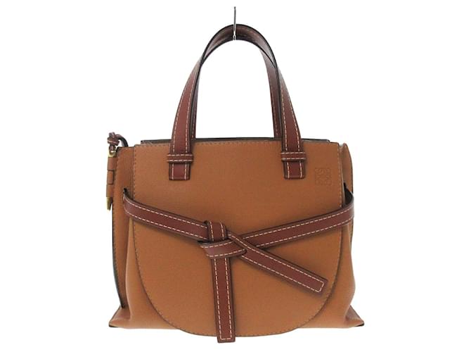 Loewe Gate Brown Pony-style calfskin ref.817591 - Joli Closet