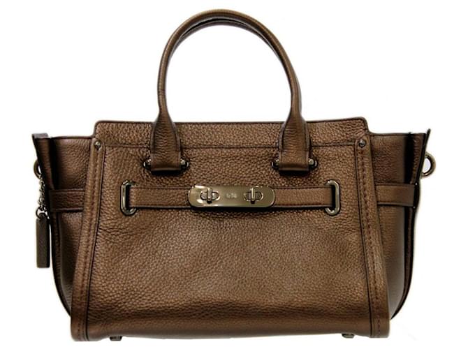 Coach Copper Leather ref.836521 - Joli Closet
