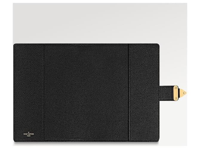 Louis Vuitton LV Nomade Notebook Cover Black Leather ref.841163 - Joli ...