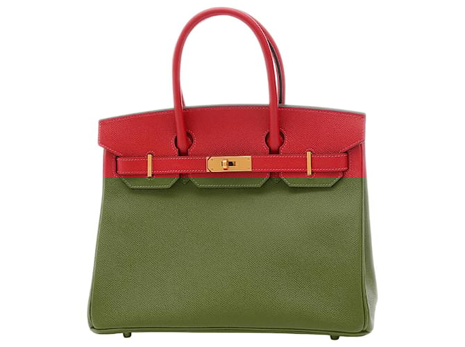 Hermès HERMES BIRKIN Red Leather ref.849909 - Joli Closet