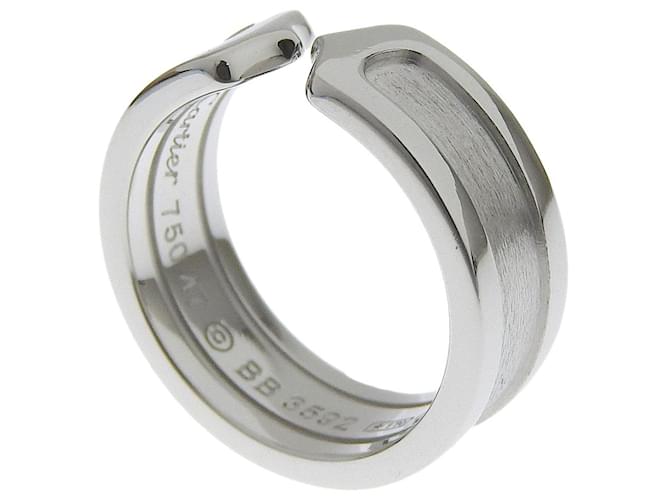 cartier 2C C2 Or blanc Argenté ref.857040 - Joli Closet