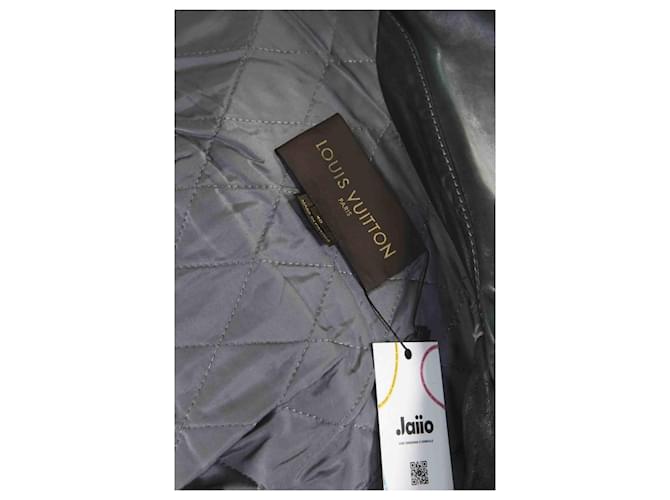 Louis Vuitton jacket 38 Grey Leather ref.857671 - Joli Closet
